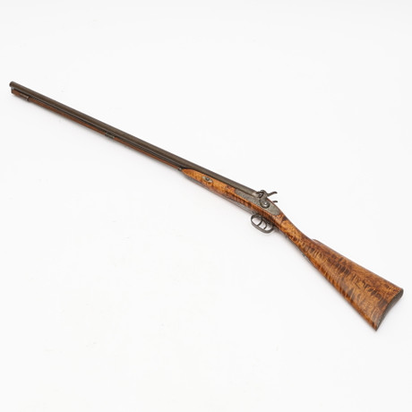 A double barreled slingshot rifle, 19th century. Weapons & Militaria ...
