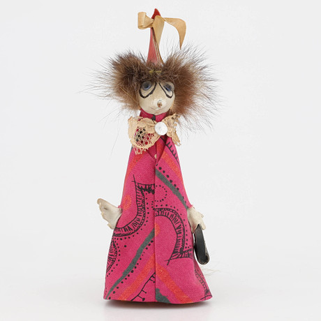 ATELIER FAUNI. muminfigur, "Fillifjonkan" textil och läder, Finland ...