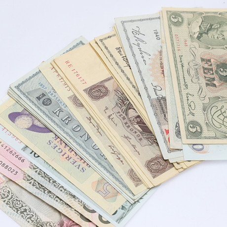 A set of 28 Swedish banknotes, 1900/2000s. Coins, Medals & Stamps ...