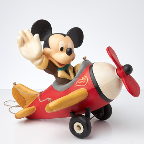 Mickey Mouse, Airplane, Disney, 20th century, Disney, painted, marked ...