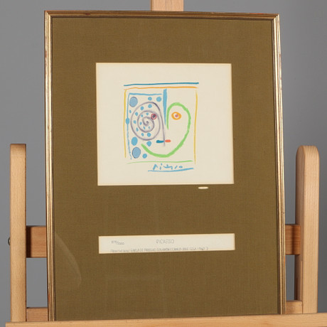 PABLO PICASSO. LITHOGRAPHY, after, numbered 875/2000. Art - Graphic ...