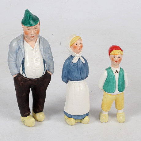 FIGURINER, 3 st, porslin, bl.a Edvard Persson, Lars Pagfeldt, Goebel ...