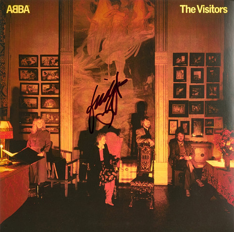 ABBA, ANNI-FRID “FRIDA” LYNGSTAD, “The Visitors”, signed album by Frida ...