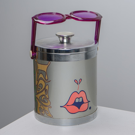PETER MAX. Ice bucket, made in Japan, 1960s. Miscellaneous ...