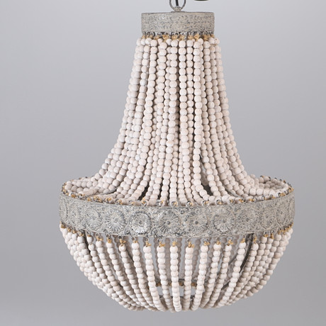 TAKLAMPA, trä/metall, 2000-tal. Belysning & Lampor - Taklampor - Auctionet