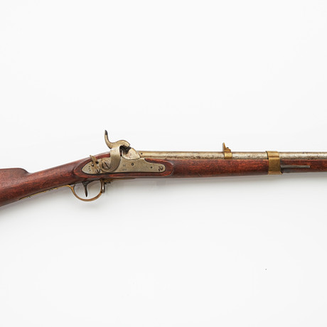 SLAGLÅSRIFLE, Swedish, m/1845-54, Husqvarna 1846, no 346. Weapons ...