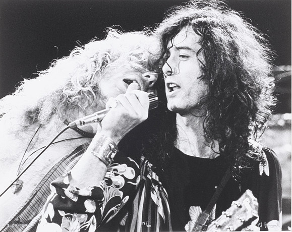 ED FINNELL (USA/Sverige, född 1956): Robert Plant & Jimmy Page, Led ...
