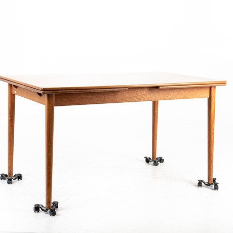 NILS JONSSON. Dining table, teak, “Bjärni”, Bra Bohag, Troeds, Bjernum ...