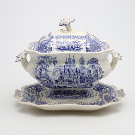 TERRIN med LOCK samt FAT, keramik, Gustavsberg. Keramik & Porslin ...