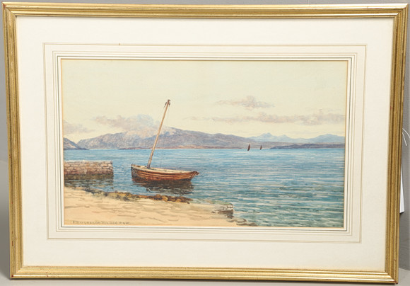 PETER MACGREGOR WILSON (1856-1928). BOATS ON A LOCH. Art - Drawings ...