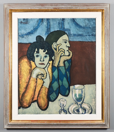 PABLO PICASSO. After. Light print/Collotype, signed and numbered 18/125 ...