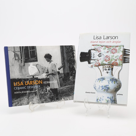 LISA LARSON. books, 2 parts, “Among Lions and Angels” as well as “Lisa ...