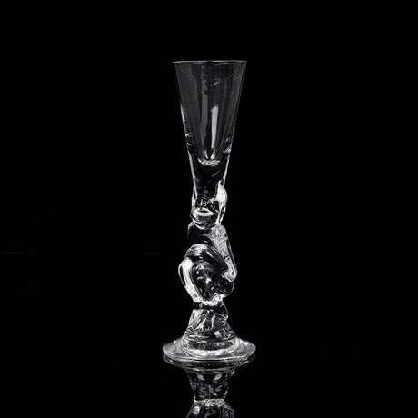 GUNNAR CYRÉN. Schnapps glass, “Devil's Glass”, Crystal Clear, Nobel ...