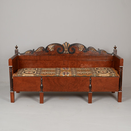 RETRACTABLE SOFA/DOUBLE BED, Neo-Renaissance, late 19th century ...