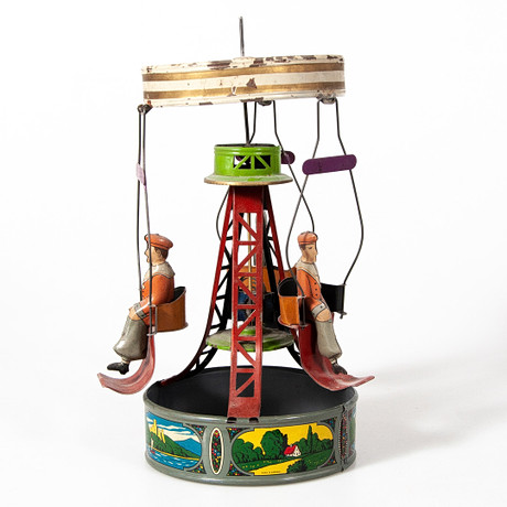 CAROUSEL. sheet metal, Germany, 30s. Toys - Toys - Auctionet