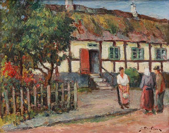 GOTTFRID OLSSON (1890-1979). Oil on panel, signed. Art - Paintings ...