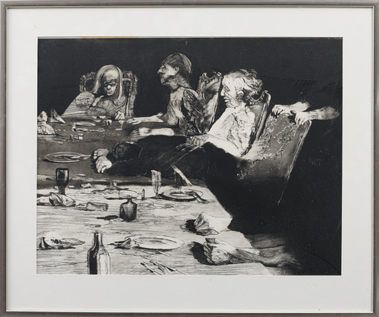 ROJ FRIBERG. “Post festum”, lithography. Art - Engravings & Prints ...