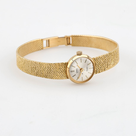 EMKA, Jewellery watch, 18K gold, manual winding, 1960s. Clocks ...