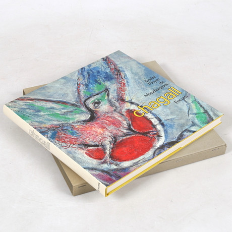 MARC CHAGALL. Book of lithography, André Pieyre de Mandiargures ...