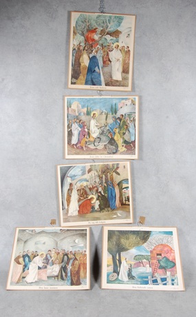 KAJ & PER BECKMAN. SKOLPLANSCHER, 5 delar. Konst - Övrigt - Auctionet