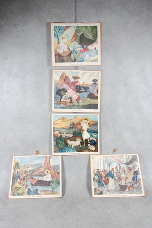 KAJ & PER BECKMAN. SCHOOL POSTERS, 5 parts. Art - Other - Auctionet