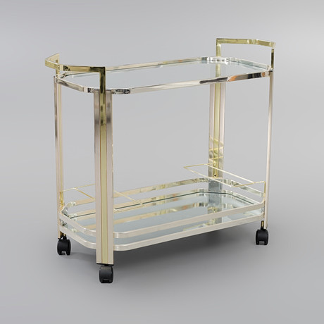 A 1980s/90s bar cart. Furniture - Other - Auctionet