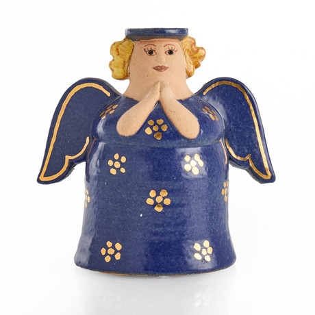 LISA LARSON, Angel, figurine - candlestick, marked Lisa L., K-studion ...