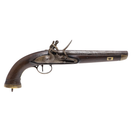 A 19TH CENTURY SEA SERVICE TYPE PISTOL. Weapons & Militaria - Guns ...