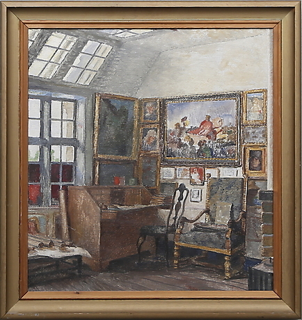 HARALD MOLTKE. Oil on canvas, signed and dated 1948. Art - Paintings ...