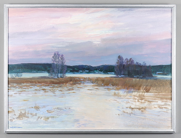 LEIF NILSSON. Oil on canvas, signed. Art - Paintings - Auctionet