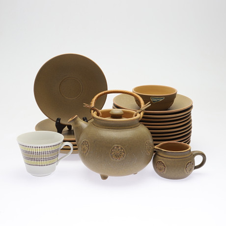 TEA SET, 27 pieces, porcelain/ceramic, “Mandarin”, Rörstrand. Ceramics ...