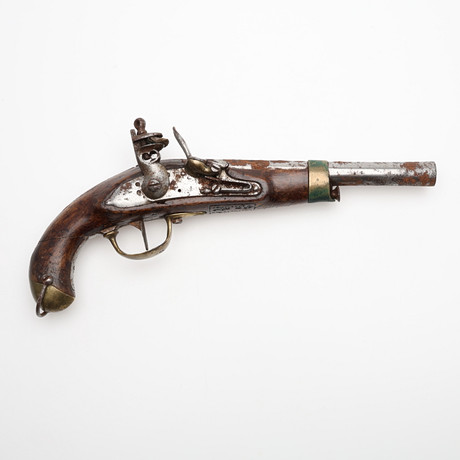 SPANISH FLINTLOCK PISTOL, M/1815 FOR THE CAVALRY. Weapons & Militaria ...