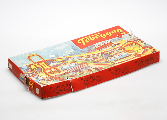 TECHNOFIX 290 Toboggan. Clockwork track in sheet metal with 2 cars ...