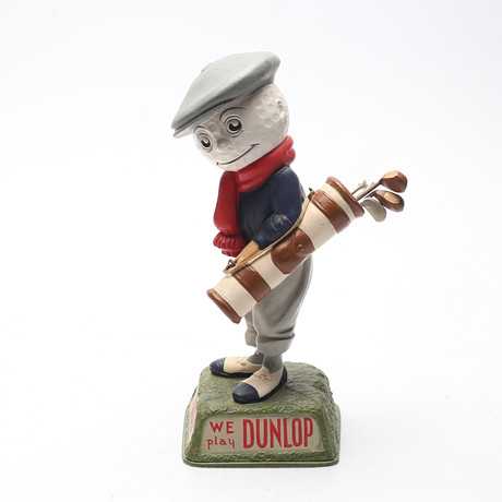 A 20th century We play Dunlop advertising figure. Miscellaneous ...