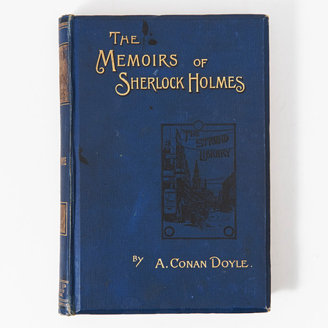 SHERLOCK HOLMES, FIRST ENGLISH BOOK EDITION OF THE MEMOIRS OF SHERLOCK ...