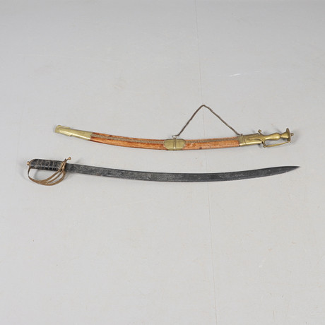 TWO SIMILAR INDIAN CAVALRY STYLE SWORDS. Weapons & Militaria - Edged ...