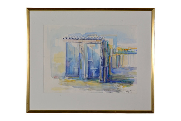 THOMAS FRISK. Watercolor. Art - Paintings - Auctionet