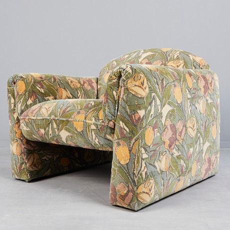 PETER MALY. for Cor, armchair/lounge chair, model 'Octanova', fabric ...