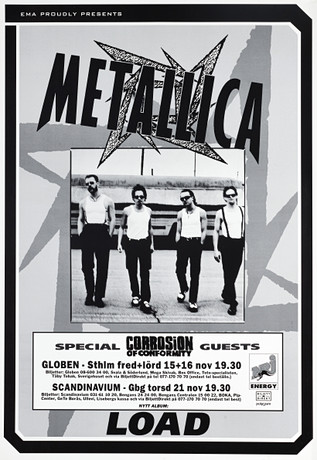 METALLICA, 2 concert posters, 1996 & 2004. Konst - Grafik - Auctionet