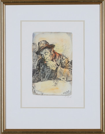 RALF BECK. lithograph in colour, signed and dated 1978 in print. Art ...