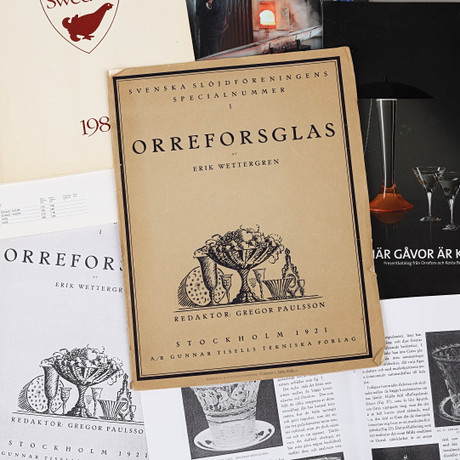 ORREFORS GLASBRUK, catalogues, 1900/2000s. Books, Maps & Manuscripts ...