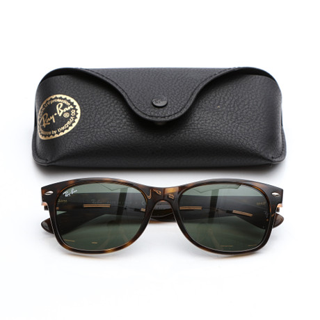 RAY-BAN, “NEW WAYFARER”, Sunglasses, Turtle coloured plastic. Vintage ...