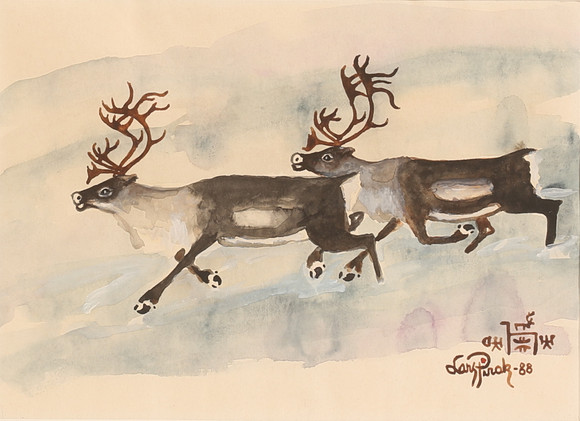 LARS PIRAK. Akvarell, signerad -88. Konst - Måleri - Auctionet