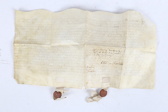 A 16TH CENTURY ELIZABETH I VELLUM MANUSCRIPT, CIRCA 1554. Books, Maps ...