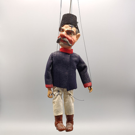 MARIONETTE CZECH PUPPET THEATER HAND-CARVED FROM WOOD AND PLASTER IN ...