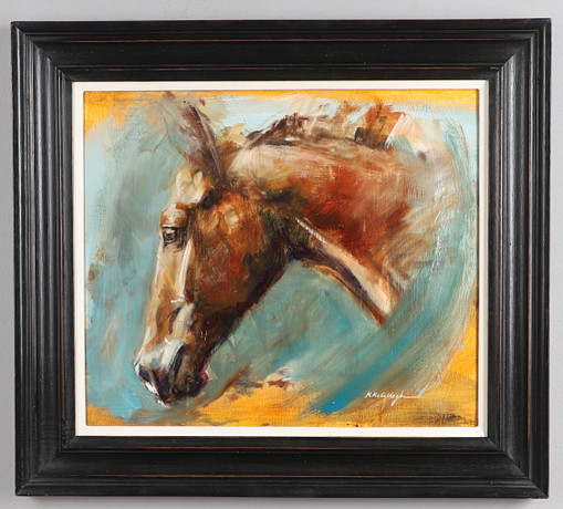 MICHELLE MCCULLAGH (CONTEMPORARY). THE THOROUGHBRED HEAD. Art ...