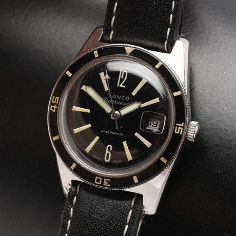 LANCO. Barracuda, a diving watch, steel, 1960s. Clocks & Watches ...