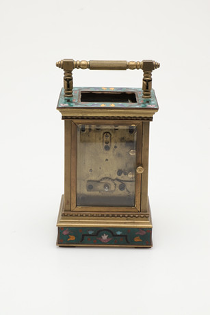 A MODERN CHAMPLEVÉ ENAMEL CARRIAGE CLOCK. Clocks & Watches - Mantel ...