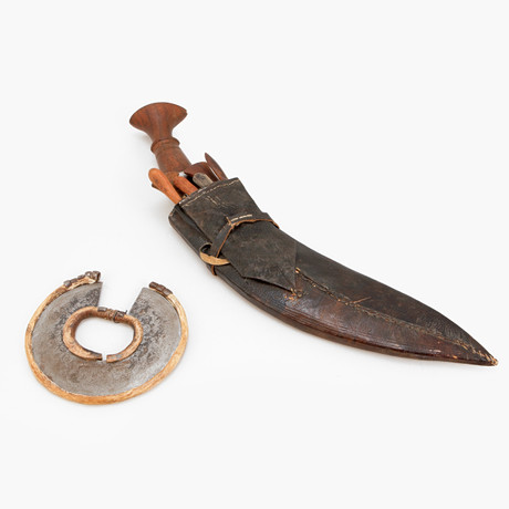 CUCUMBER KNIFE AND TURKANA, 2pcs. Weapons & Militaria - Edged weapons ...