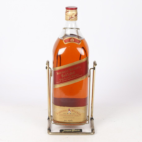 JOHNNIE WALKER RED LABEL OLD SCOTCH WHISKY 4.5 LITRE BOTTLE. Wine, Port ...